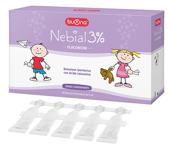 Nebial flaconcini soluzione salina ipertonica di sodio cloruro al 3% ...